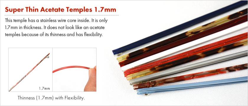 Acetate Components[Product Examples] | EURO VISION co., ltd.